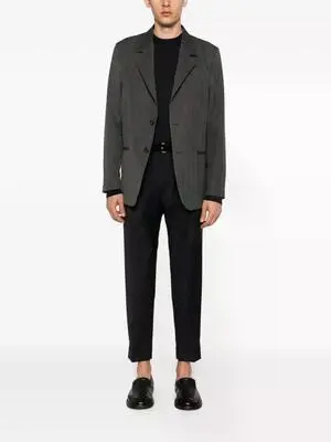 BERWICH Chiaia Pleated Cuffed Trousers - Blue