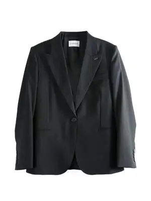Givenchy Single-breasted Pinstripe Blazer - Black