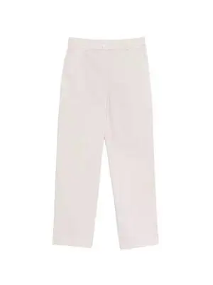 VIA MASINI 80 Button-fastening Trousers - Neutrals