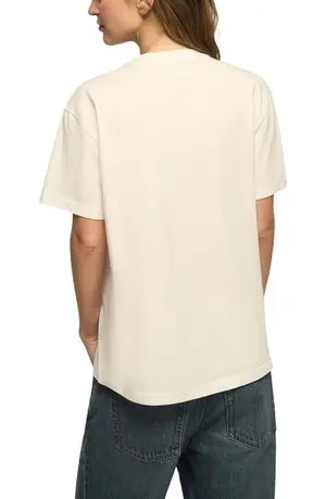 Lucky Brand Logo Embroidery Graphic T-shirt