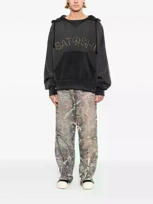 SATOSHI NAKAMOTO Embellished Hoodie
