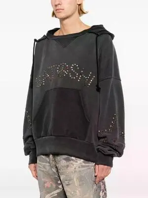 SATOSHI NAKAMOTO Embellished Hoodie