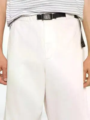 WHITE SAND Cotton Shorts - White