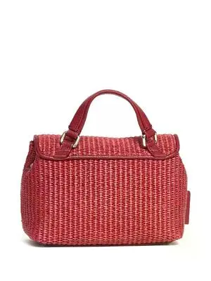 ZANELLATO Baby Postina® Raffia Tote Bag - Red