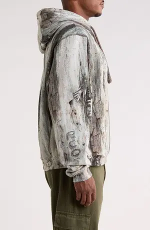 RC OUTDOOR SUPPLY Treebark Camo Stack Logo Hoodie