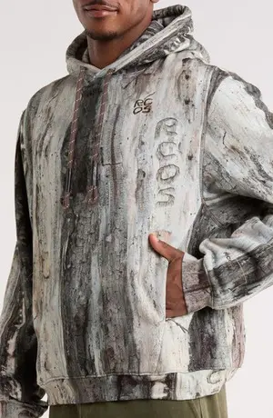 RC OUTDOOR SUPPLY Treebark Camo Stack Logo Hoodie