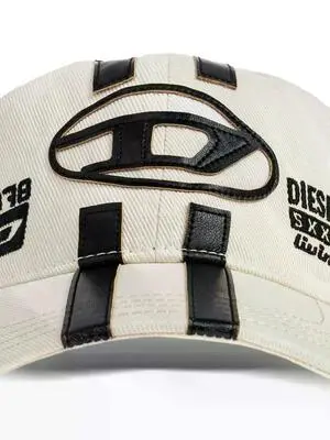 DIESEL® Logo-patch Stripe Baseball Cap