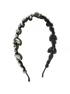 JENNIFER BEHR Embellished Hairband - Black