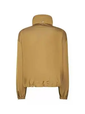 Herno High-neck Zip-up Jacket - Neutrals