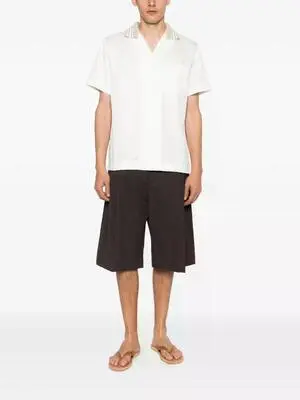CHE Senna Striped-collar Shirt