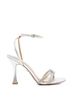 Lola Cruz Knotted Strap Heeled Sandals