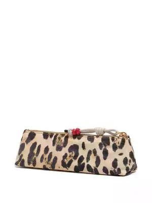 Bimba Y Lola Leopard-print Makeup Bag