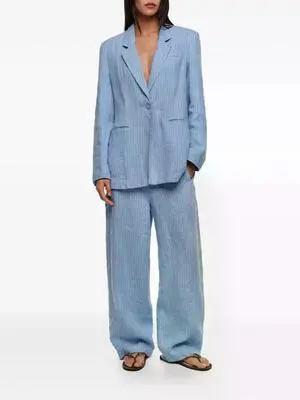 Bimba Y Lola Striped Single-breasted Blazer