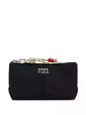 Bimba Y Lola Logo-plaque Coin Purse - Grey