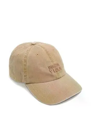 Bimba Y Lola Logo-detail Cap - Neutrals