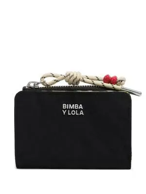 Bimba Y Lola Rope Detail Wallet - Black