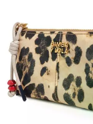 Bimba Y Lola Leopard-print Wallet - Neutrals