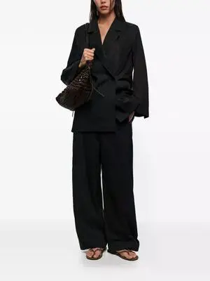 Bimba Y Lola Double-breasted Blazer - Black