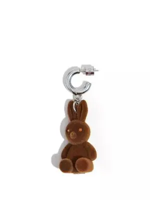 Bimba Y Lola Bunny Hoop Earrings - Silver
