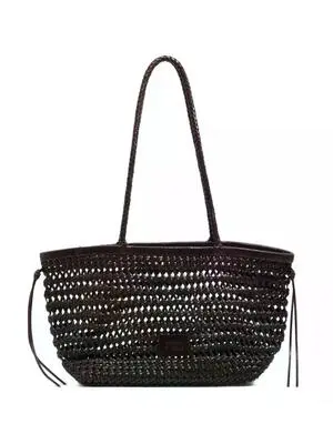 Bimba Y Lola Woven Plait Shoulder Bag - Brown