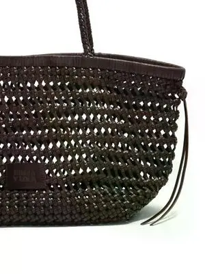 Bimba Y Lola Woven Plait Shoulder Bag - Brown