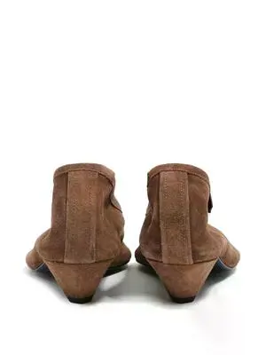 Bimba Y Lola Pointed Suede Pumps - Brown