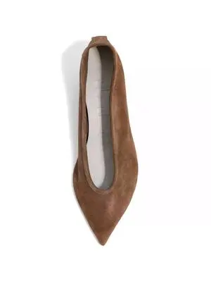 Bimba Y Lola Pointed Suede Pumps - Brown