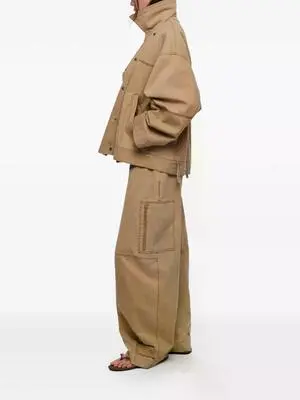 Bimba Y Lola Zip-pocket Wide Leg Trousers