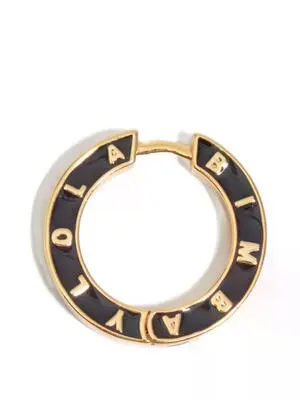 Bimba Y Lola Logo Hoop Earrings - Gold