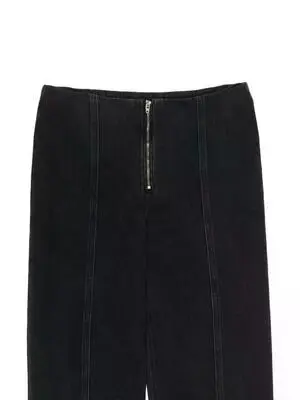 Bimba Y Lola Washed Straight Denim Trousers