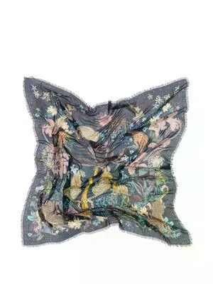 Bimba Y Lola Indigo Jungle Shawl