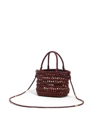 Bimba Y Lola Braided Mini Tote Bag - Red