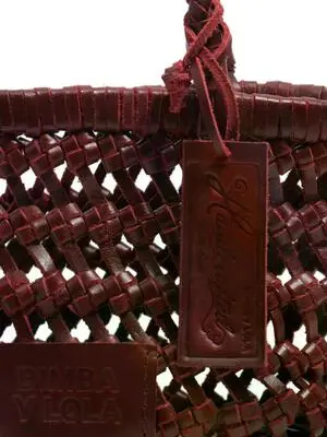 Bimba Y Lola Braided Mini Tote Bag - Red