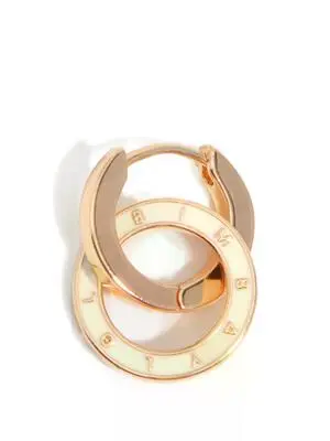 Bimba Y Lola Engraved Logo Hoop Earrings