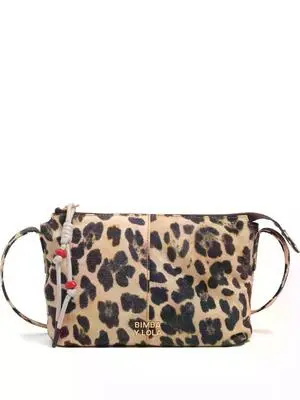 Bimba Y Lola Leopard Print Crossbody Bag