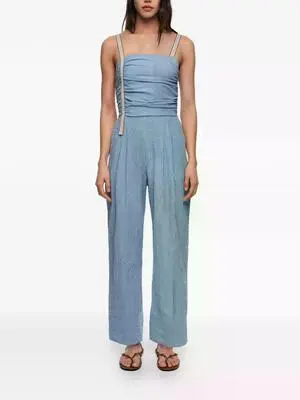 Bimba Y Lola Striped Jumpsuit