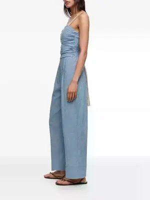 Bimba Y Lola Striped Jumpsuit