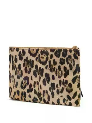 Bimba Y Lola Leopard-print Makeup Bag