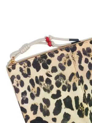Bimba Y Lola Leopard-print Makeup Bag