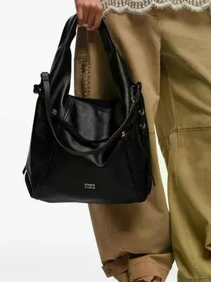Bimba Y Lola Braided Leather Shoulder Bag