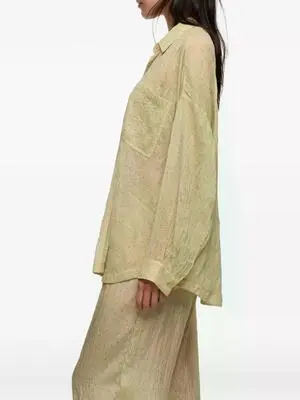 Bimba Y Lola Polka Dot Oversized Shirt - Green