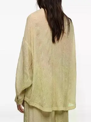 Bimba Y Lola Polka Dot Oversized Shirt - Green