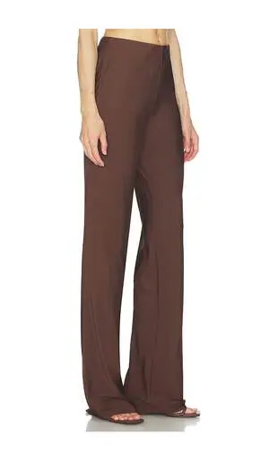 SRG Lennon Silk Pant - Brown