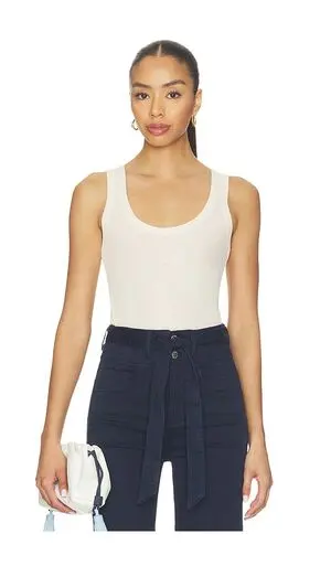 Veronica Beard Belvedere Tank Top - Ecru