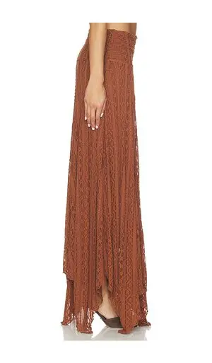 MORE TO COME Karina Maxi Skirt - Brown