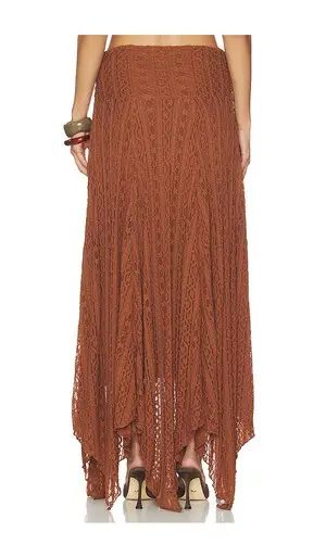 MORE TO COME Karina Maxi Skirt - Brown