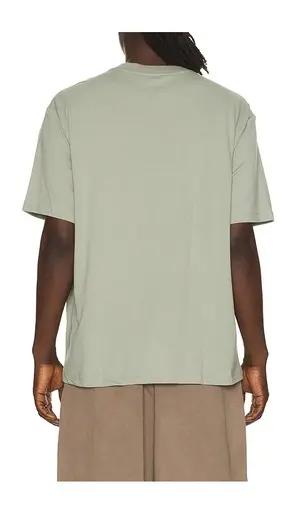 Beyond Yoga Softknit Cotton Tee In Green - Grey Sage