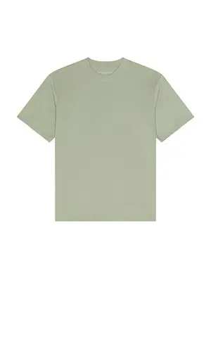 Beyond Yoga Softknit Cotton Tee In Green - Grey Sage