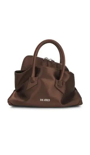 Attico La Passeggiata Mini Top Handle Bag - Dark Brown