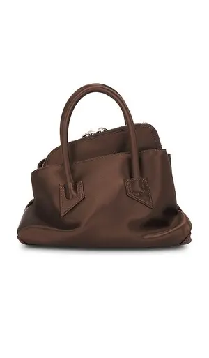 Attico La Passeggiata Mini Top Handle Bag - Dark Brown